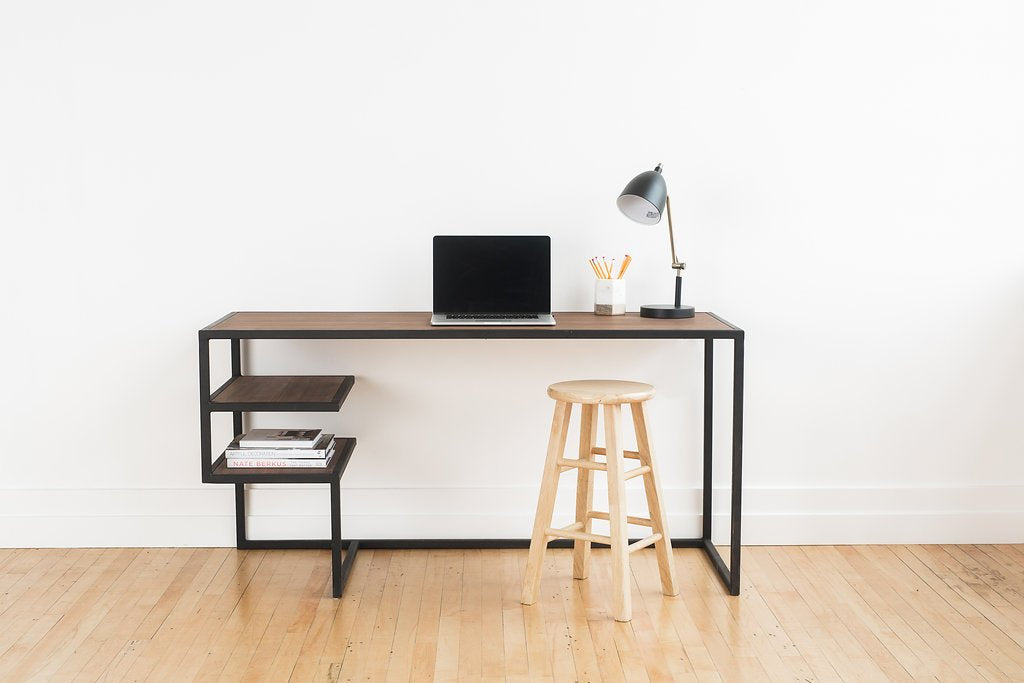 Dali Industrial-Style Handcrafted Desk – Model Line Design